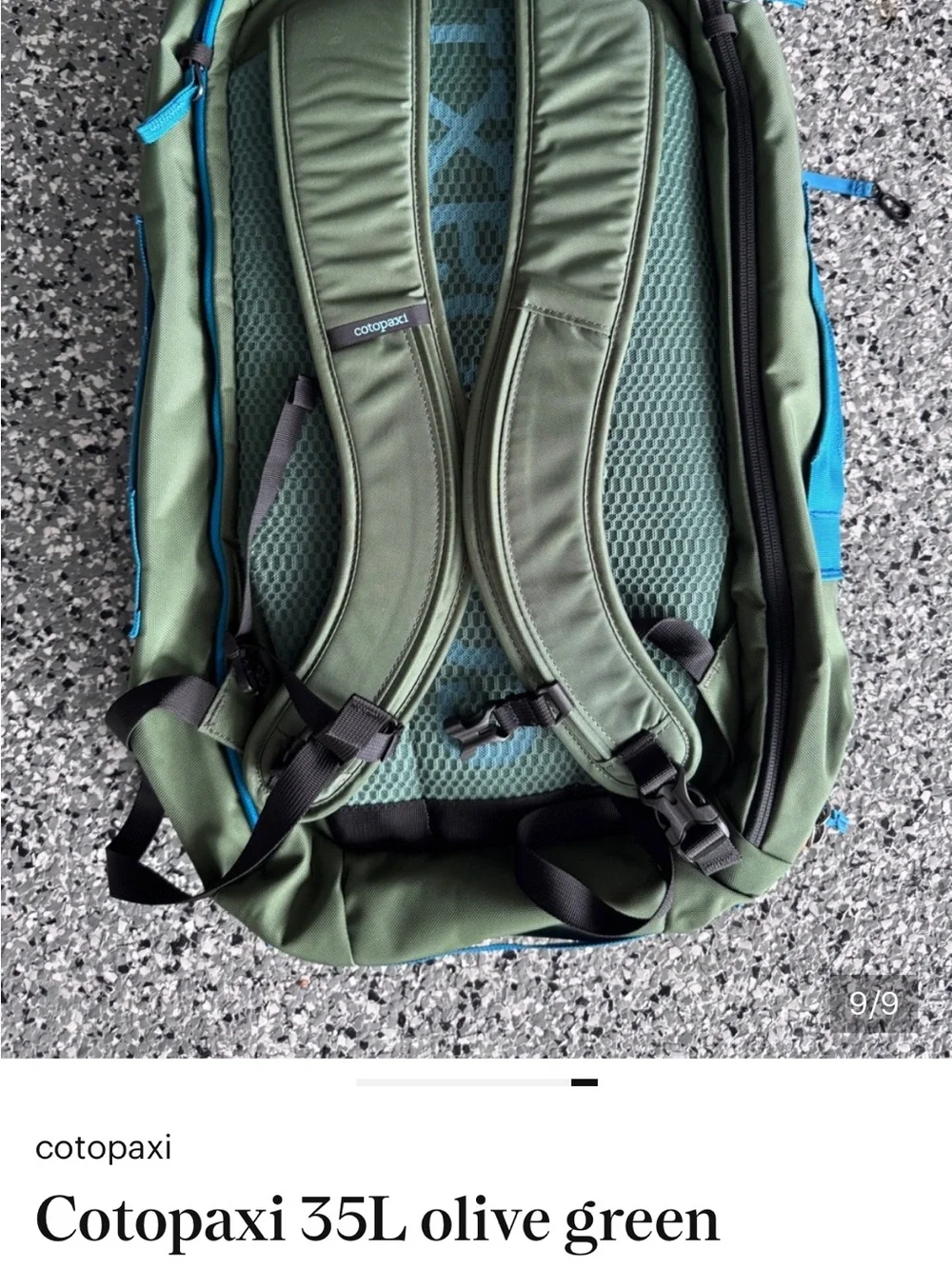 cotopaxi | Bags | Cotopaxi Olive Green Backpack With Blue And Orange ...